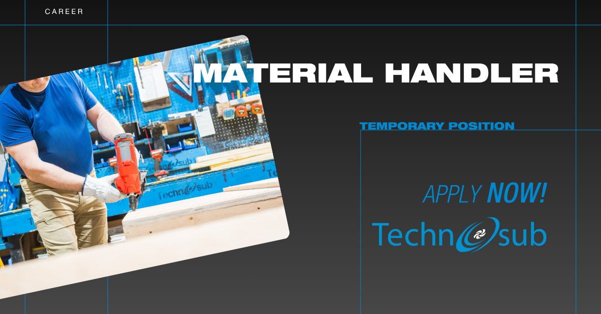 Material Handler | Jobs & Career - Technosub Group